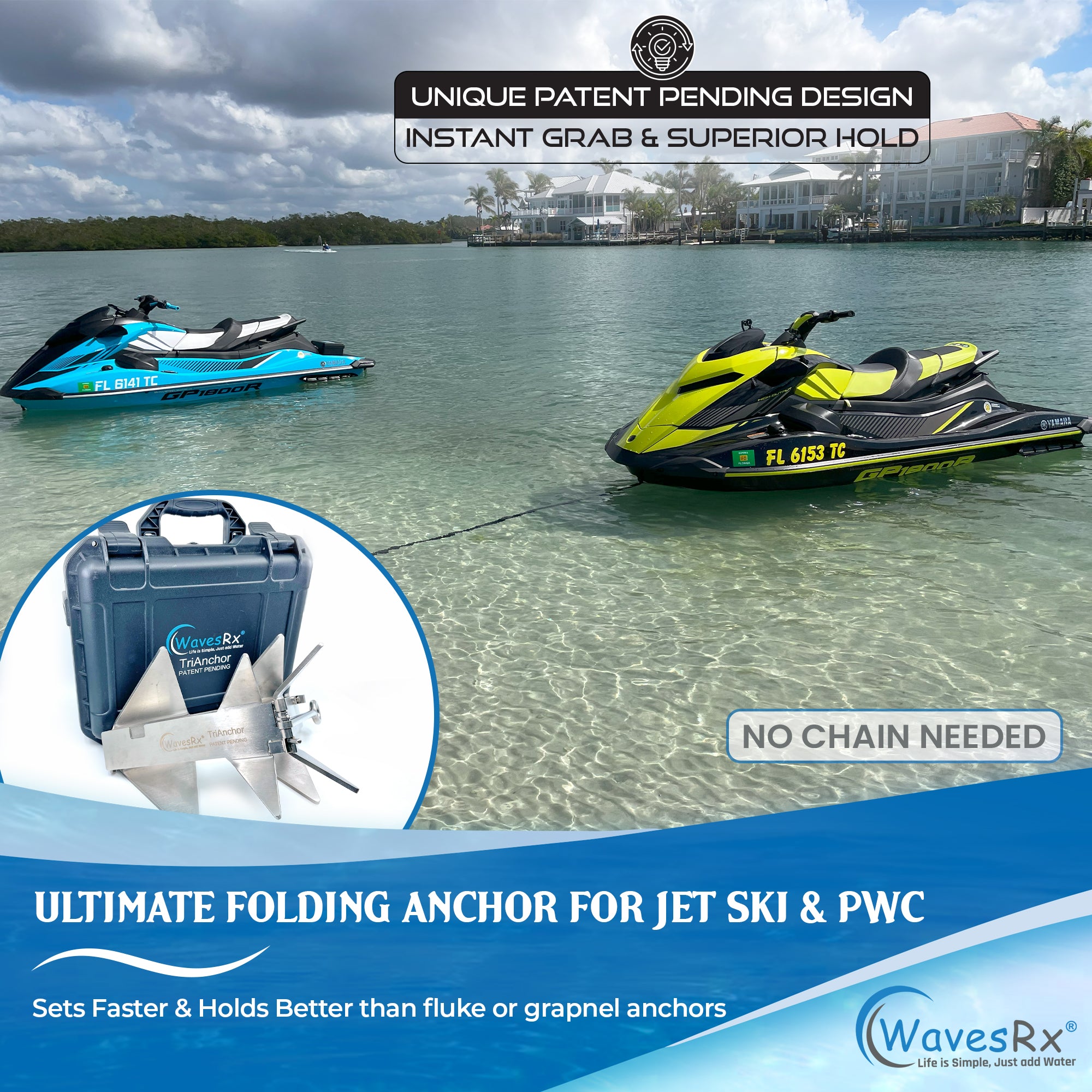 5LB FOLDING TRIANCHOR – WavesRx