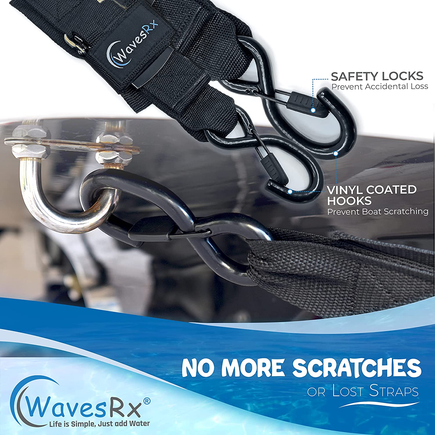 Jet Ski Straps and Winch Strap Combo by WavesRx